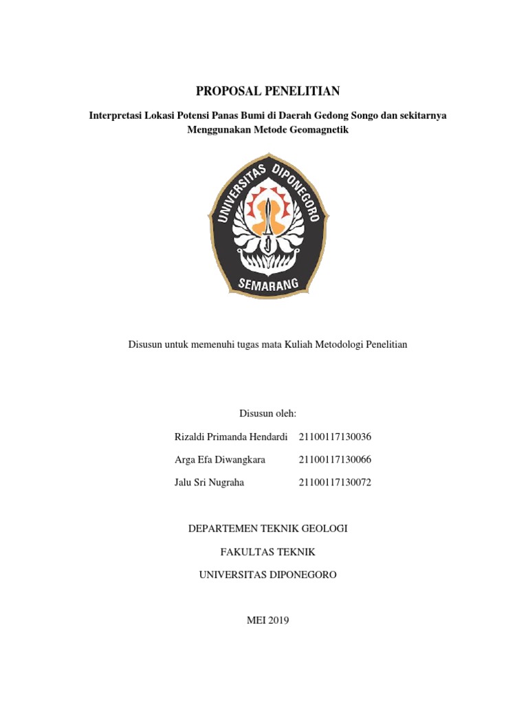 Proposal Penelitian Mata Kuliah Metode Penelitian | PDF