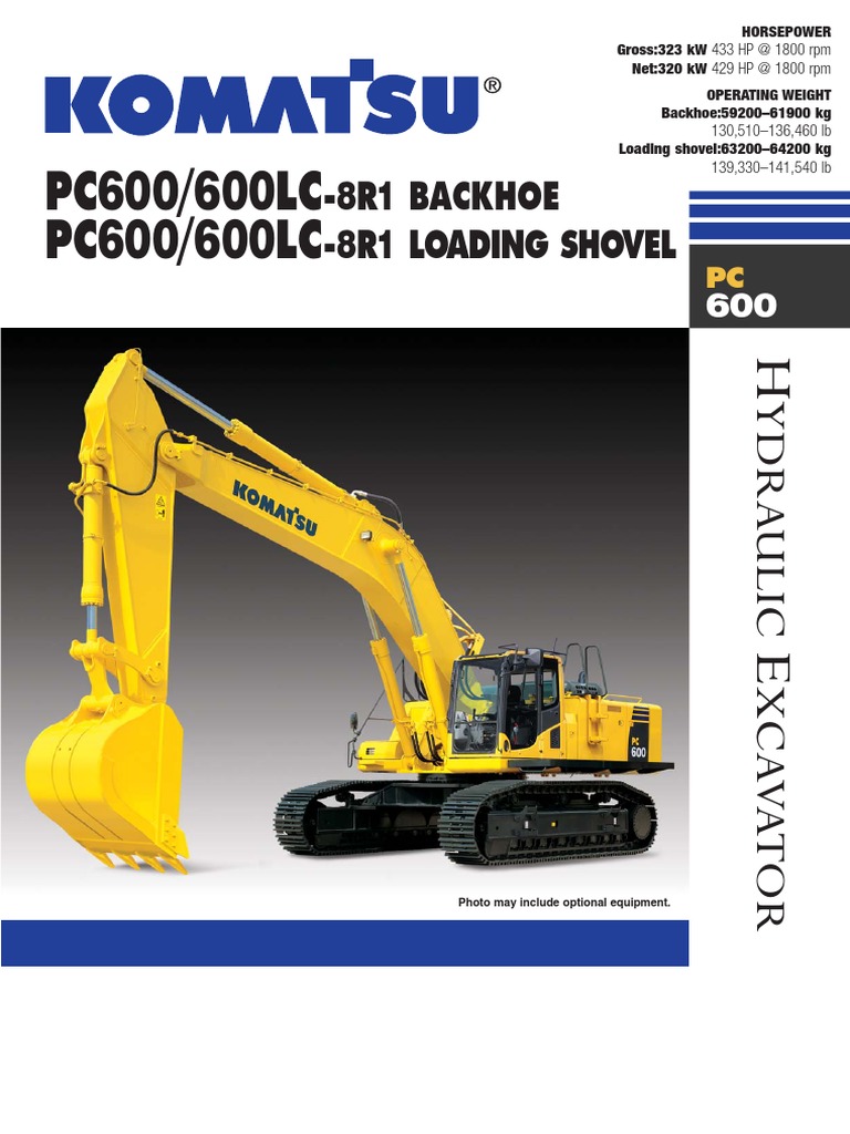 PC600/600LC PC600/600LC: - 8R1 Backhoe - 8R1 Loading Shovel | Download ...