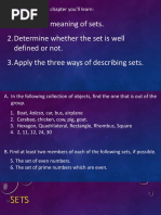 Describing Sets: Methods and Examples | PDF | Set (Mathematics) | Numbers
