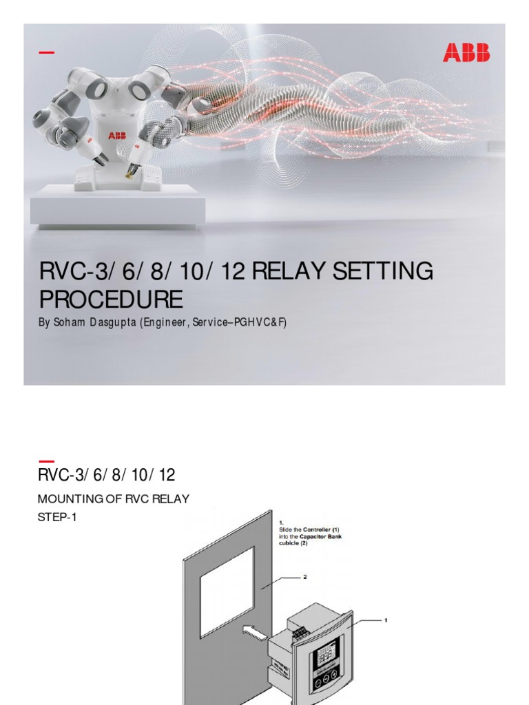 ABB APFC Relay User Manual | PDF | Parameter (Computer Programming ...