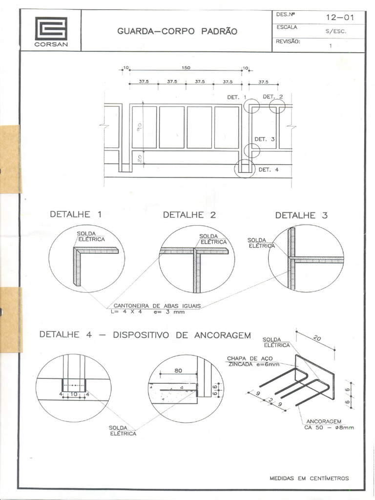 Guarda Corpo Padrao | PDF
