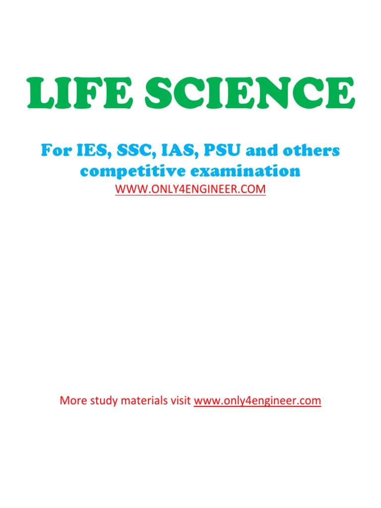 Life Science Study Materials for Exams | PDF | Computers