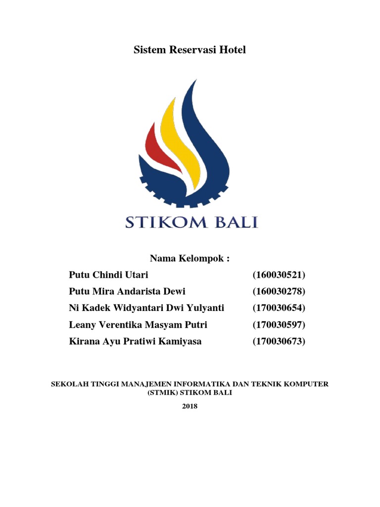 Analisis Sistem Reservasi Hotel | PDF