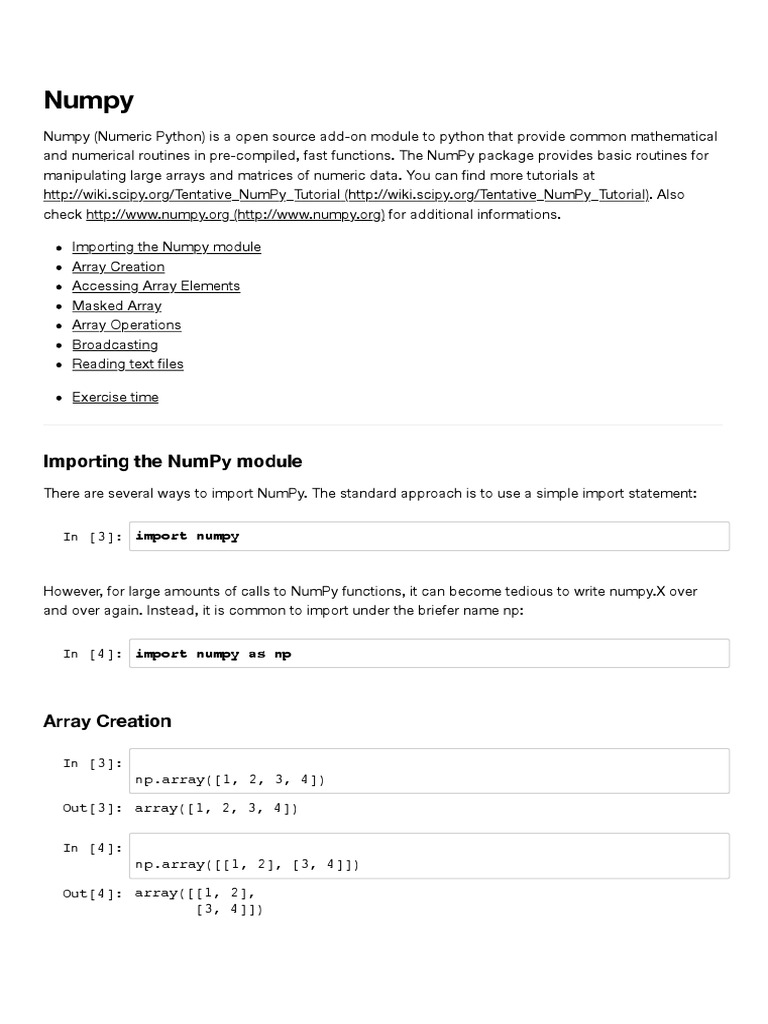 02 Numpy | PDF | Discrete Fourier Transform | Fast Fourier Transform