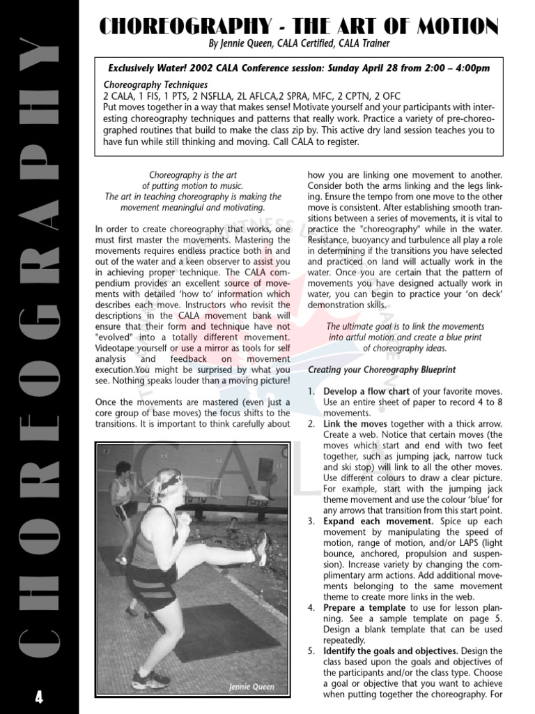 THE ART OF MOTION CCV PDF | PDF | Goal | Lesson Plan