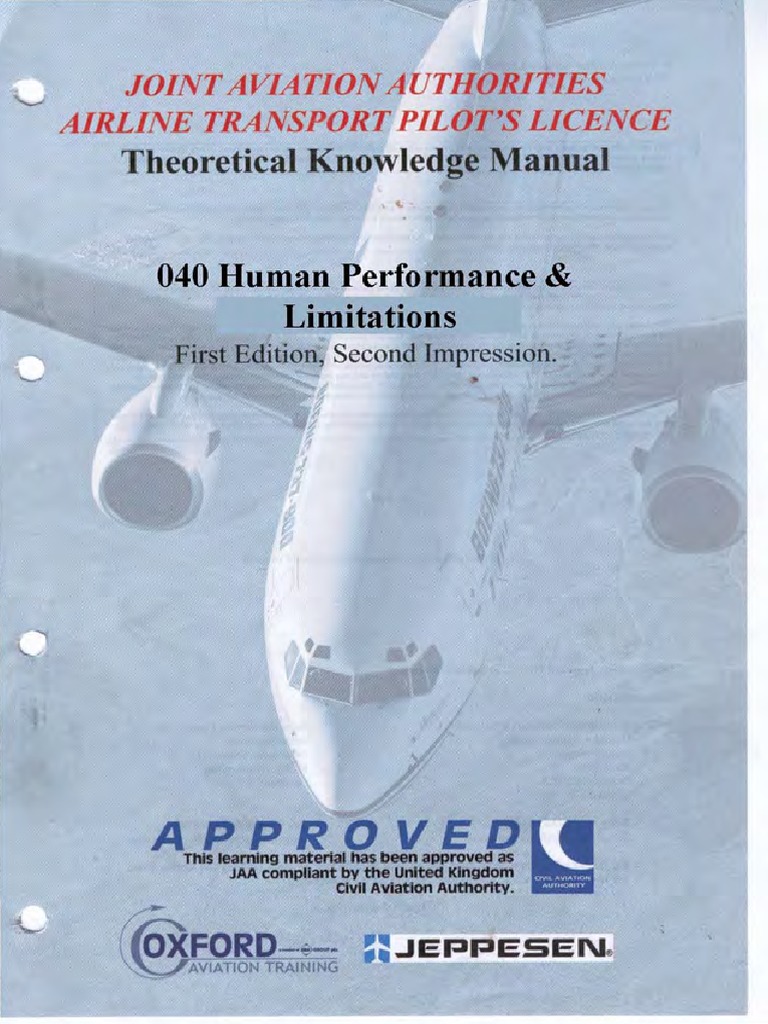 Jaa Atpl Book 8 - Oxford Aviation Jeppesen - Human Performance1 | PDF | Atrium (Heart ...