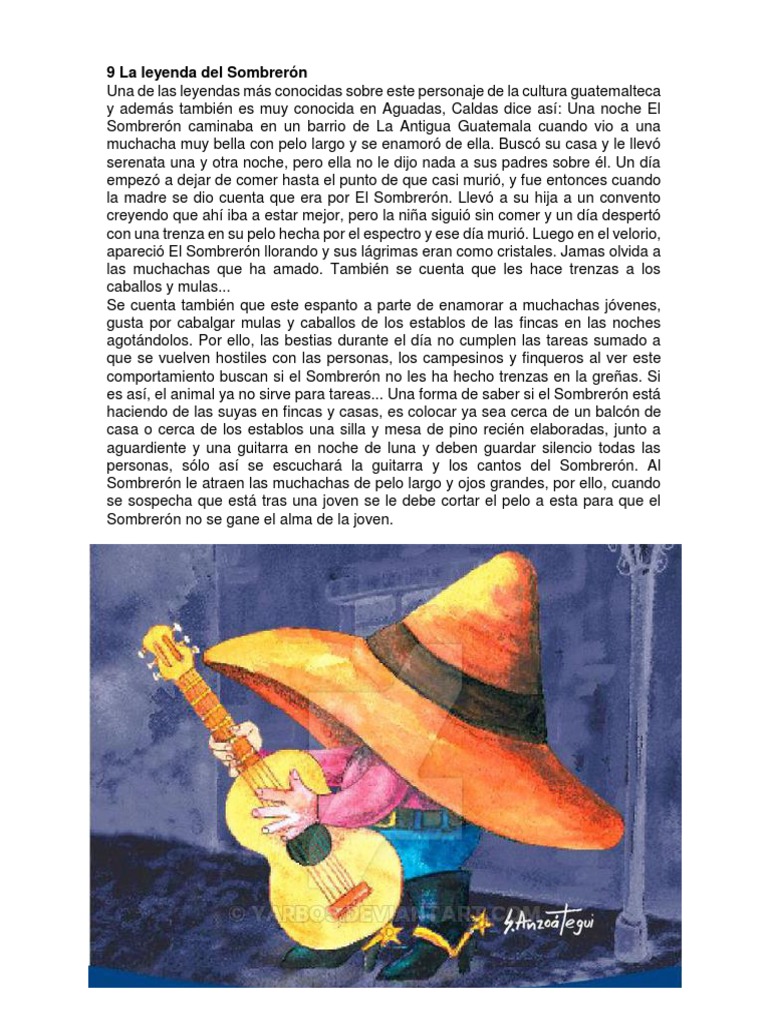 9 La Leyenda Del Sombrerón | PDF 9 La Leyenda Del Sombrerón | PDF