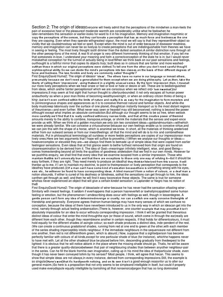 Section 2: The Origin of Ideas: Look Inwardsat' | PDF | Idea | Imagination