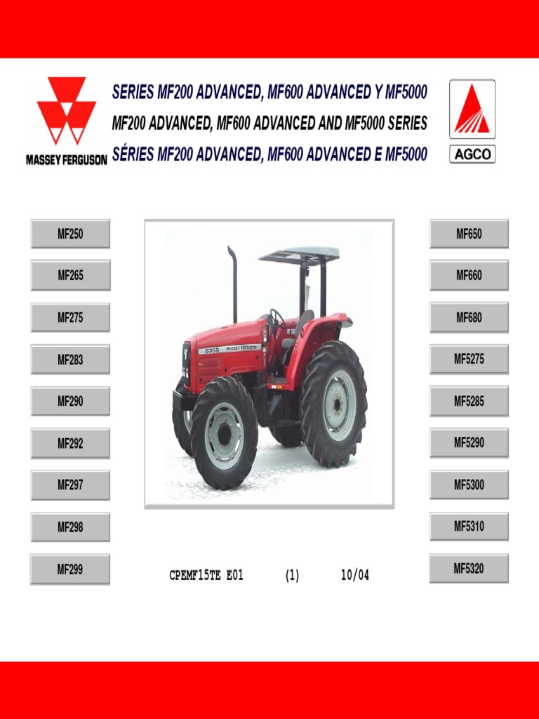 Mf200 Advanced, Mf600 Advanced and Mf5000 Series: Séries Mf200 Advanced ...