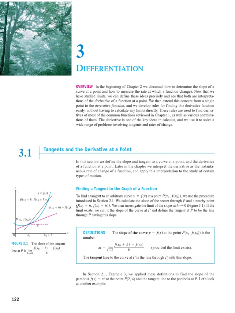 Thomas Differentiation | PDF | Derivative | Slope