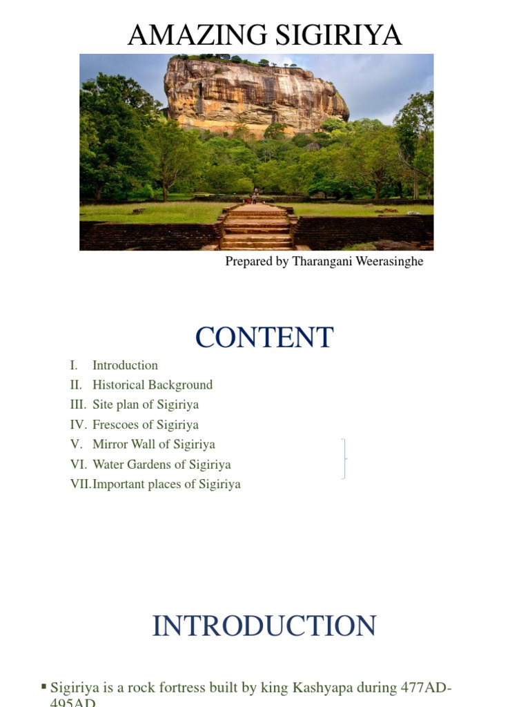 Sigiriya: A Historical Overview | PDF