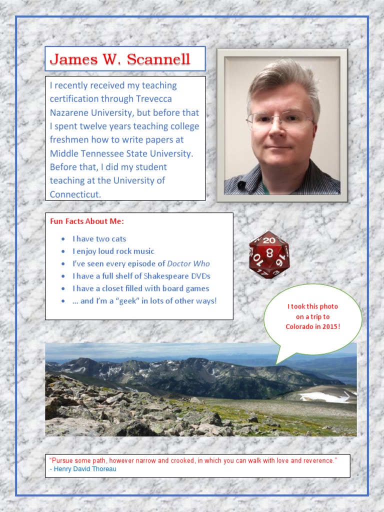 Jim Scannell Biography | PDF