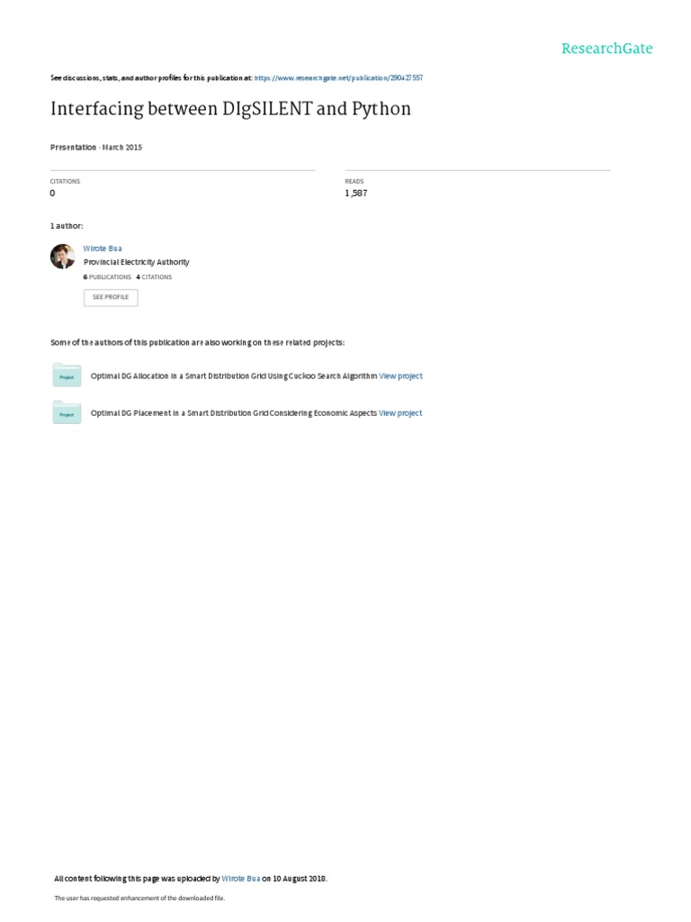 Python Digsilent Pdf Python Programming Language User Computing