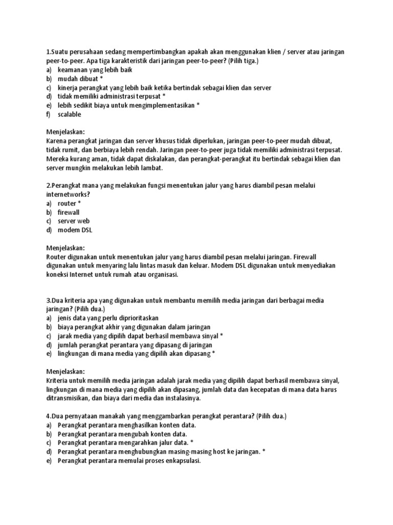 Karakteristik Jaringan dan Perangkatnya | PDF | Teknologi & Rekayasa