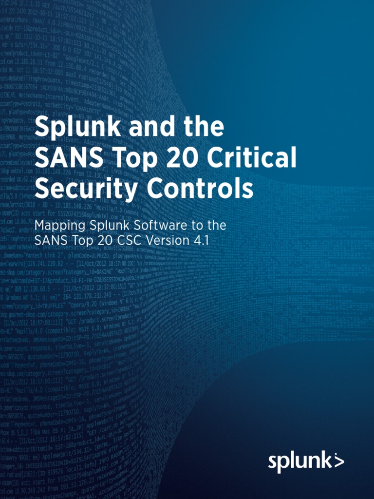 Docshare - Tips - Splunk and The Sans Top 20 Critical Security Controls PDF | PDF | Antivirus ...
