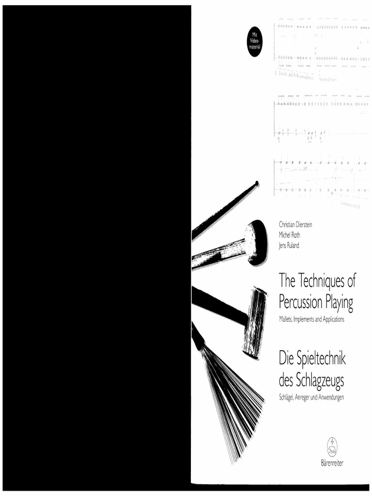 The Techniques of Percussion Playing 1 | PDF