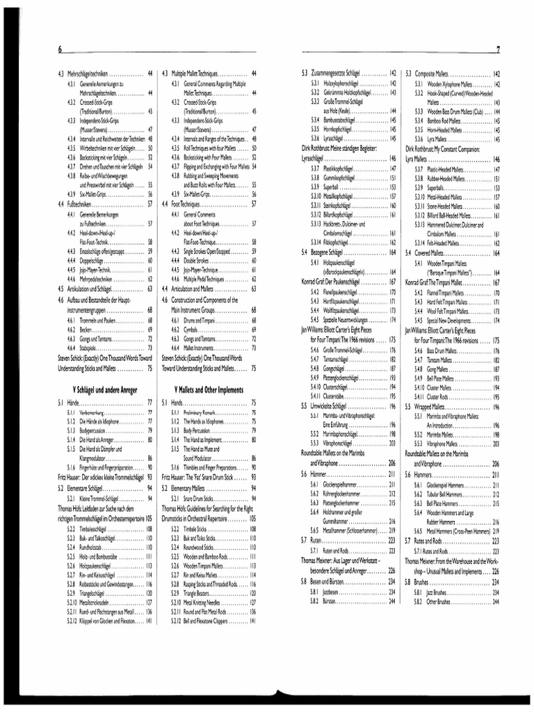 The Techniques of Percussion Playing 4 | PDF