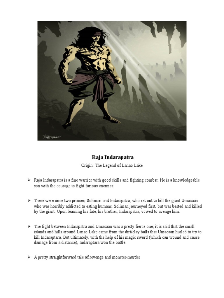 The Legend of Raja Indarapatra: A Tale of Revenge and Monster-Slaying | PDF