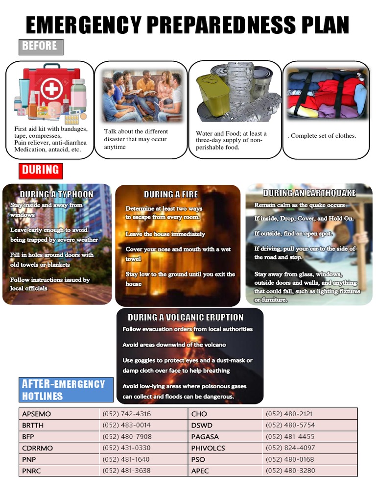 Emergency Preparedness Plan | PDF