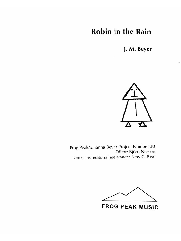 Johanna Beyer: Robin in The Rain | PDF