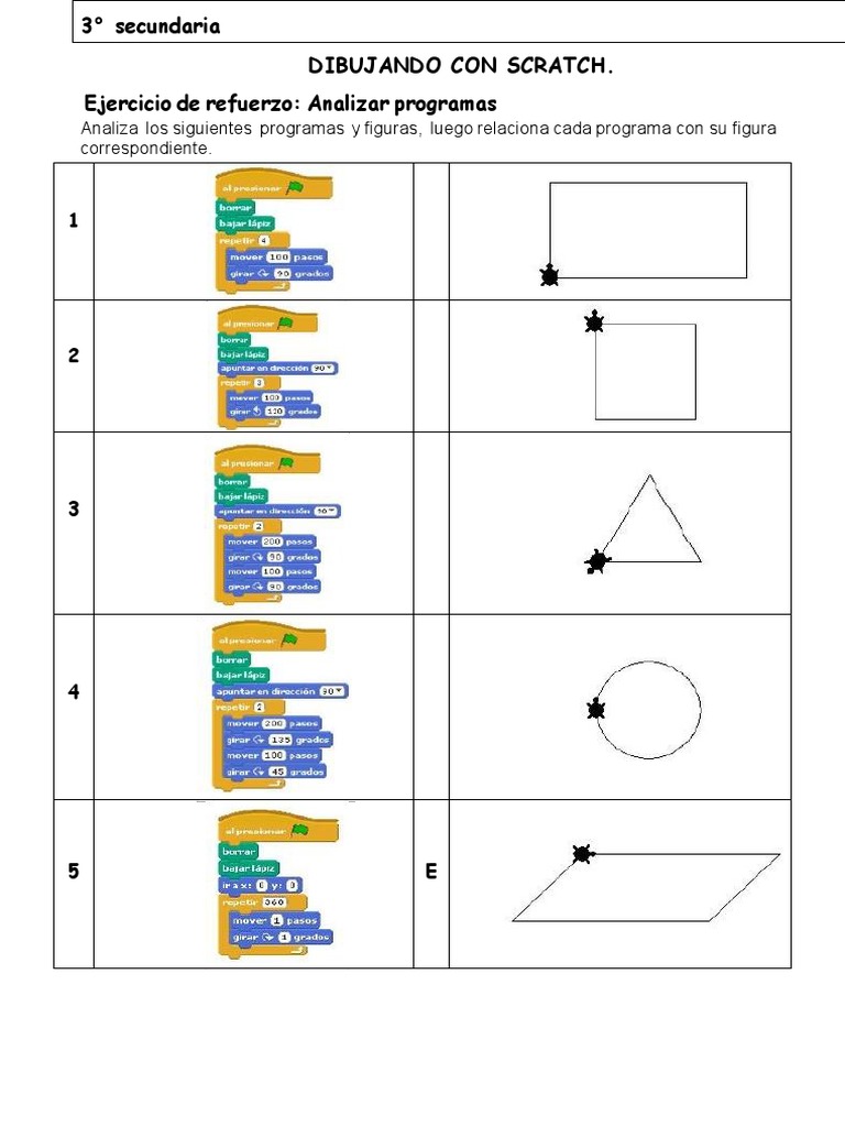 Dibujando Con Scratch | PDF