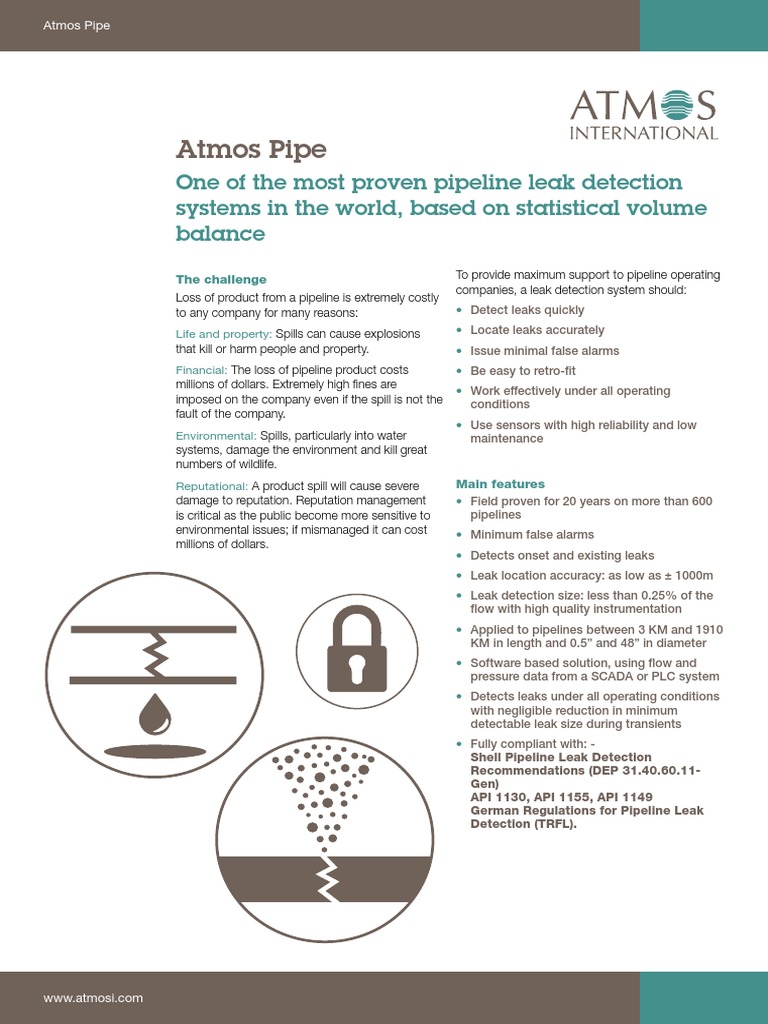 Atmos Pipe | Download Free PDF | Pipeline Transport | Gases