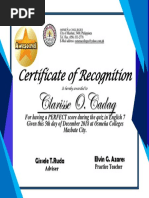 Sample Discharge Certificate | PDF