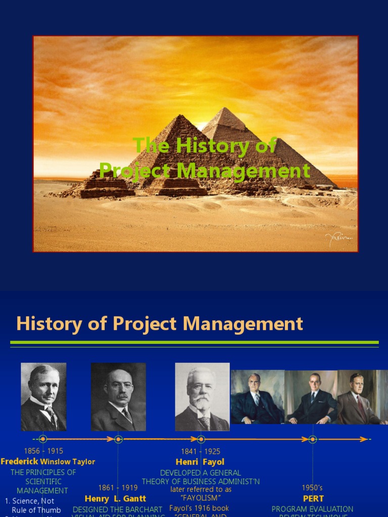 History of Project Man | PDF | Project Management | Systems Science