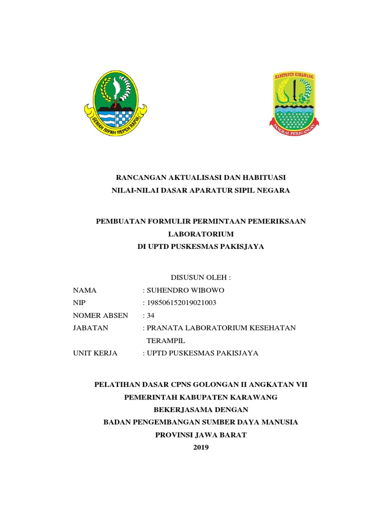 Rancangan Aktualisasi | PDF | Karier & Perkembangan | Pengelolaan Keuangan & Uang