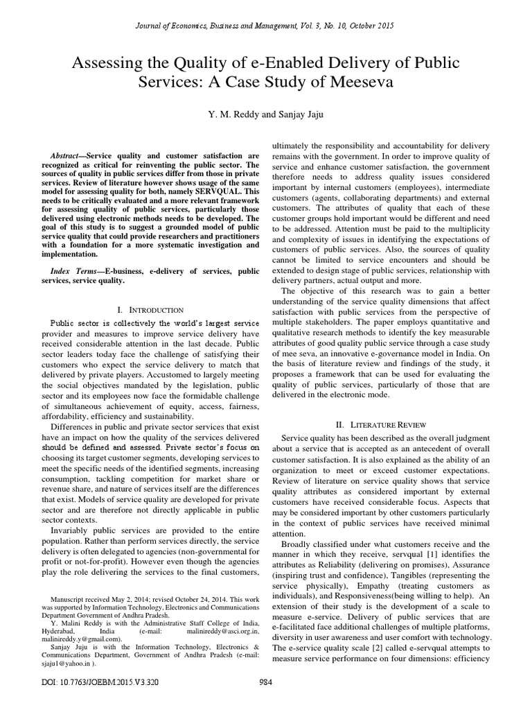 320-CZ804 Paperon Meeseva PDF | PDF | Customer Satisfaction | Innovation