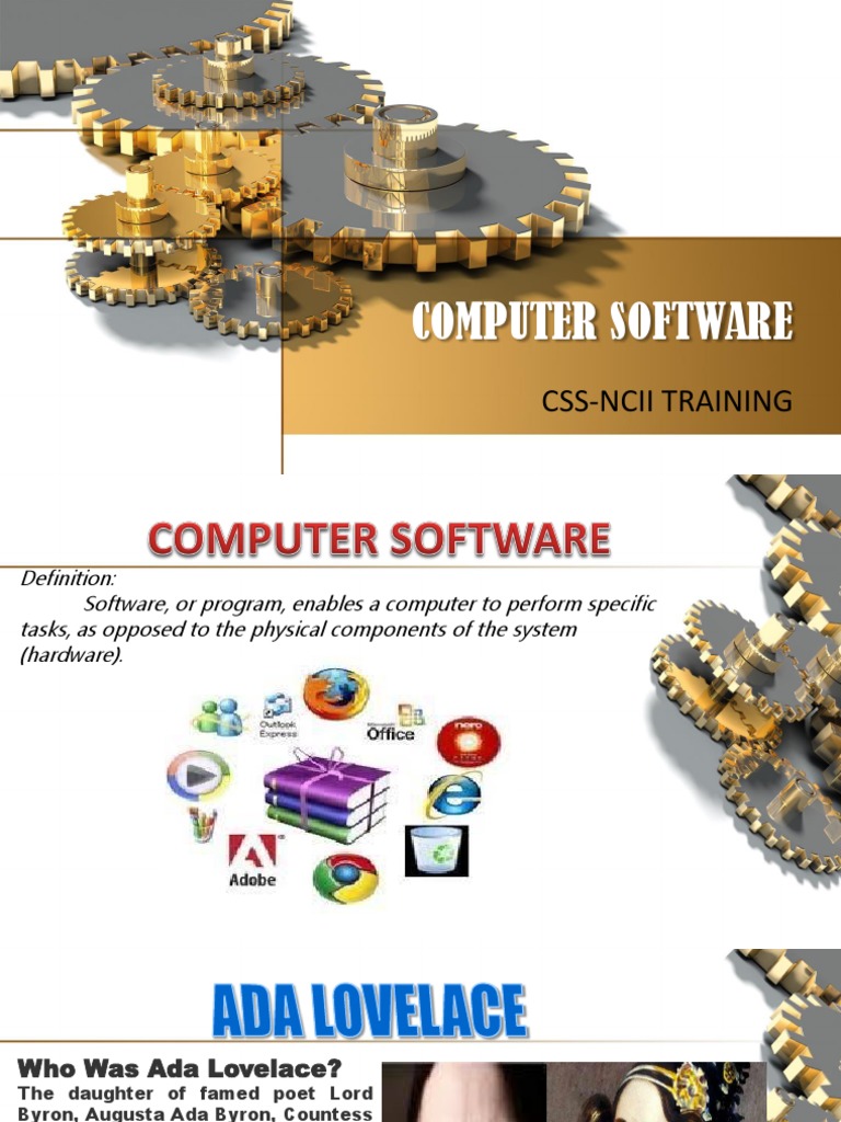 Computer Software: Css-Ncii Training | Download Free PDF | Operating System | Microsoft Windows
