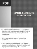 LLP Deed Draft Format | PDF | Limited Liability Partnership | Law
