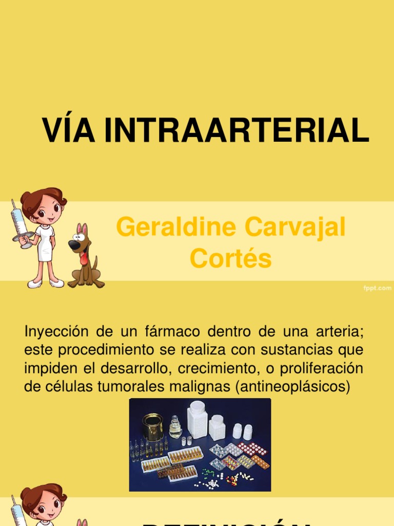 Via Intraarterial | PDF