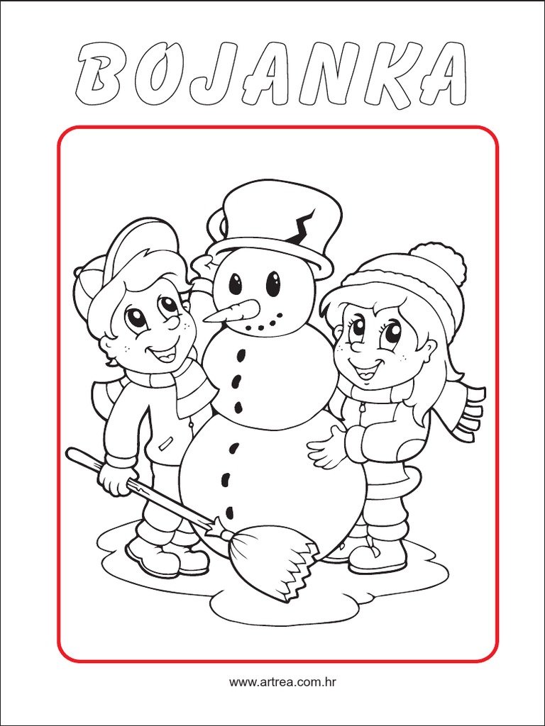 Snjegović (Bojanka) PDF | PDF