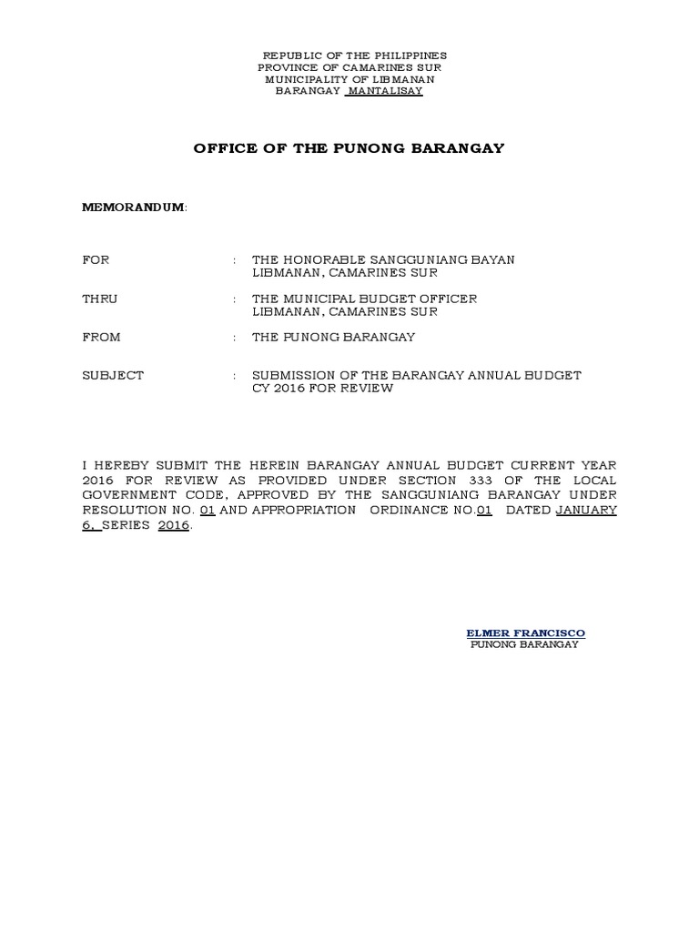 Sample Budget Message | PDF | Tax Revenue | Taxes