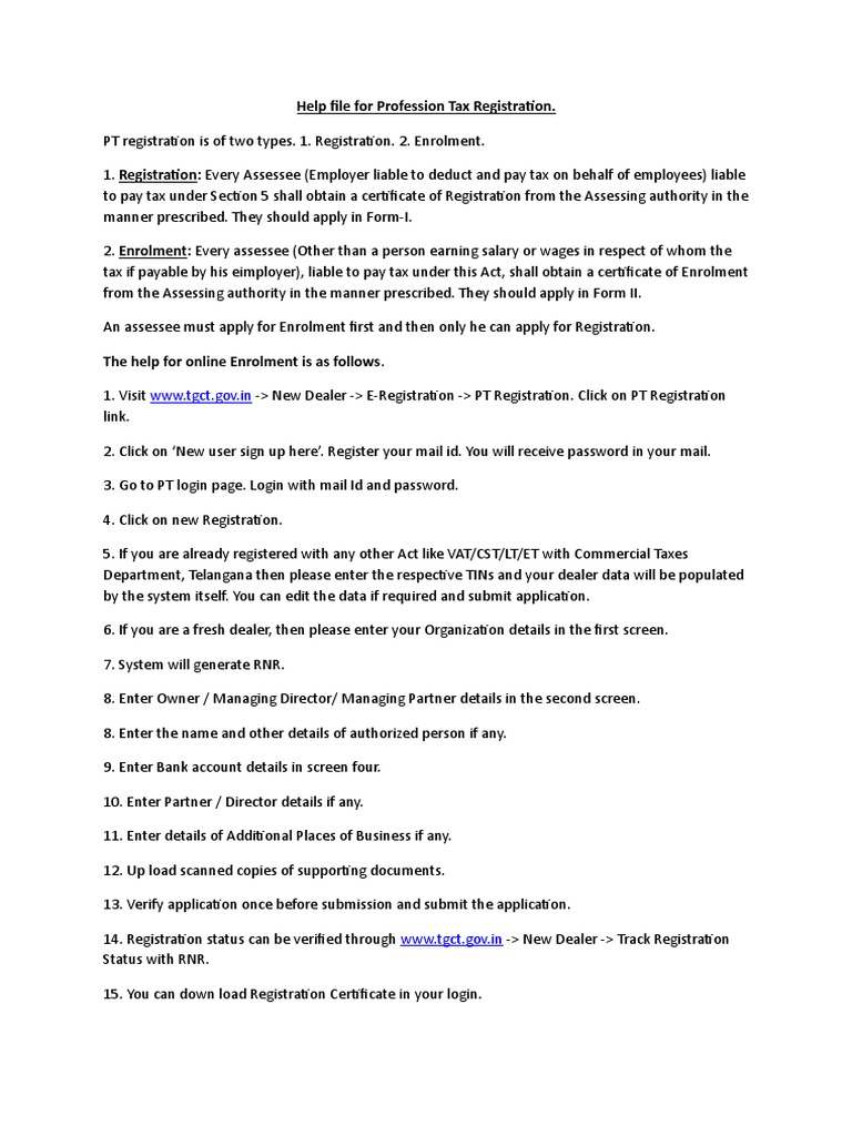 APPT Registration Help | PDF | Login | Taxes