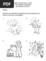 Grade 1 - Babala Worksheets | PDF