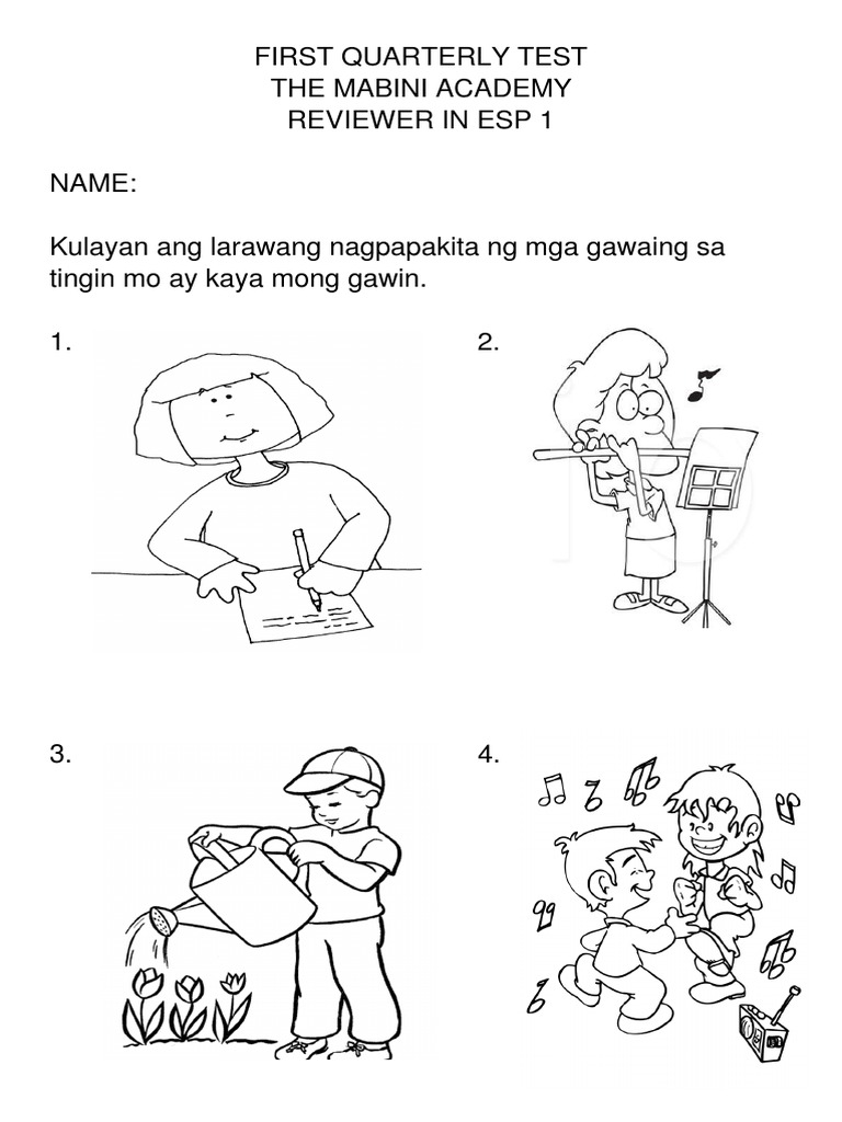 Grade 1 Esp Final | PDF