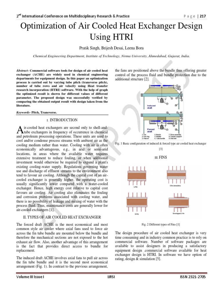 Air Cooled Condenser Design | PDF | Heat Exchanger | Heat Transfer