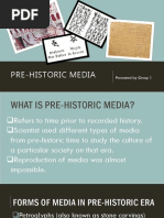 Evolution of Traditional To New Media: Prehistoric Age | PDF ...