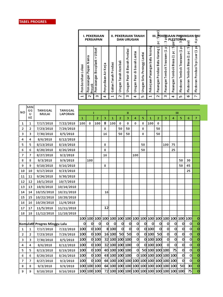 CONSTRUCTION PROGRESS REPORT | PDF