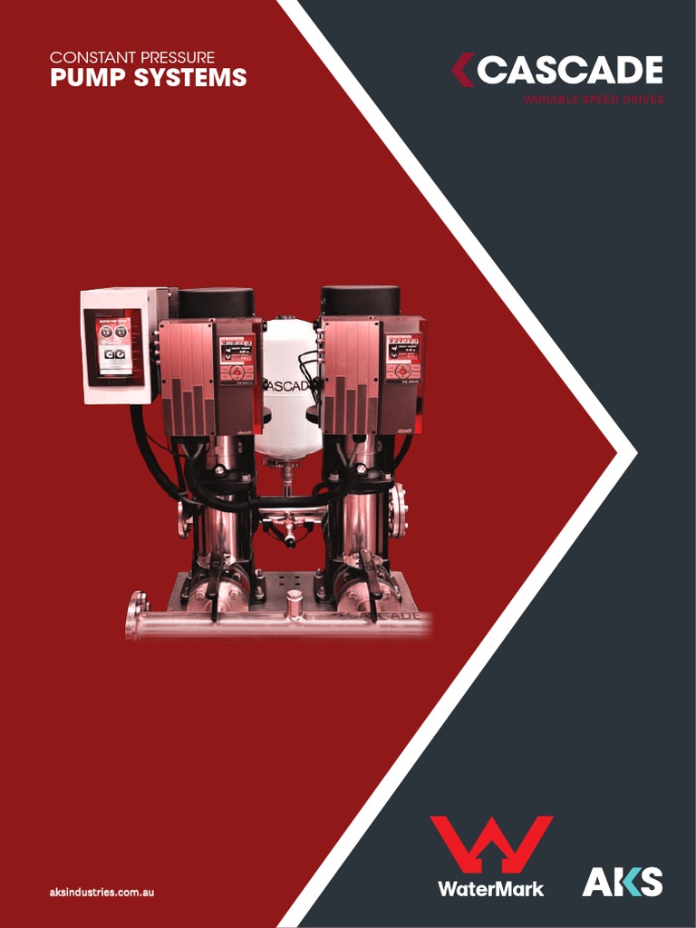 Cascade Constant Pressure Pump Systems | PDF | Power Inverter | Pump