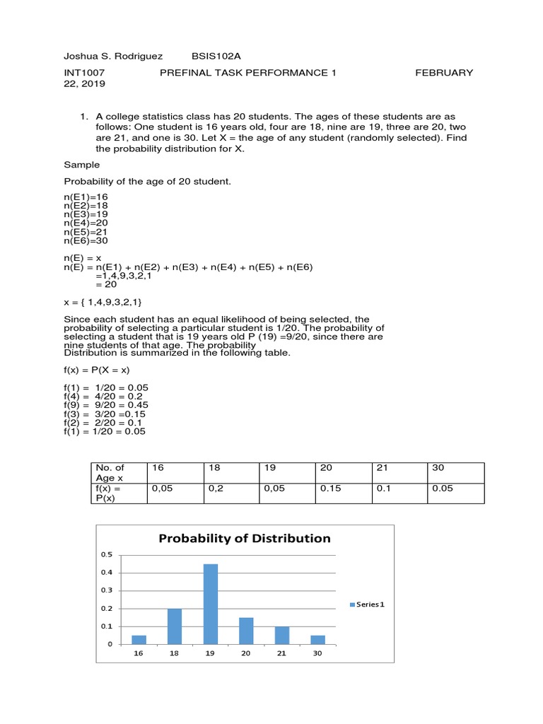 Probability of Distribution | PDF