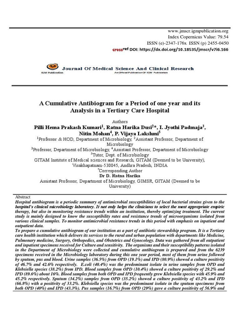 Antibio Abstract | PDF | Antimicrobial Resistance | Microbiology