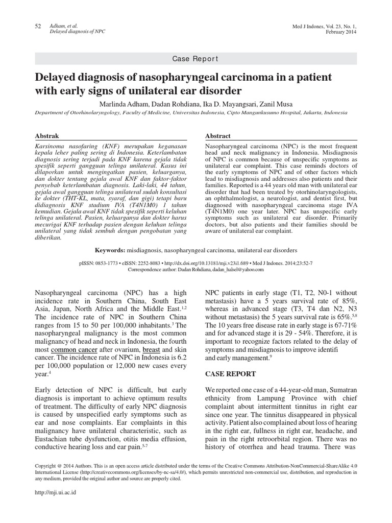 KNF 2 | PDF | Ear | Cancer