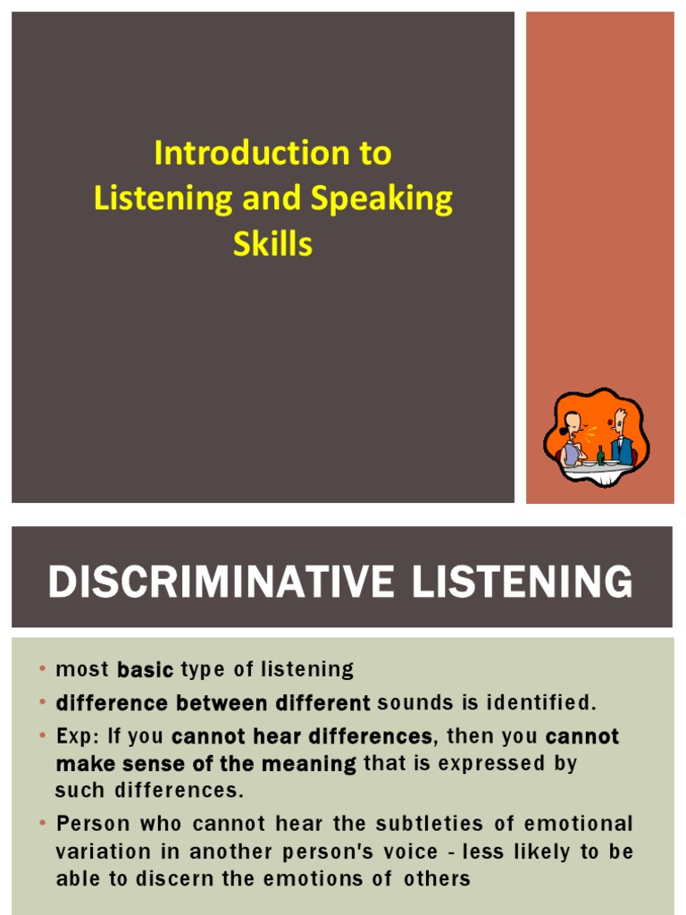 Understanding the Four Listening Types | PDF | Empathy | Attention