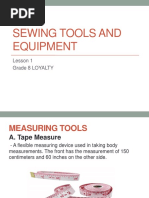 7 TLE - Different Stitches | PDF | Art | Lifestyle