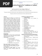 Confined Space Ventilation | PDF | Ventilation (Architecture) | Volume