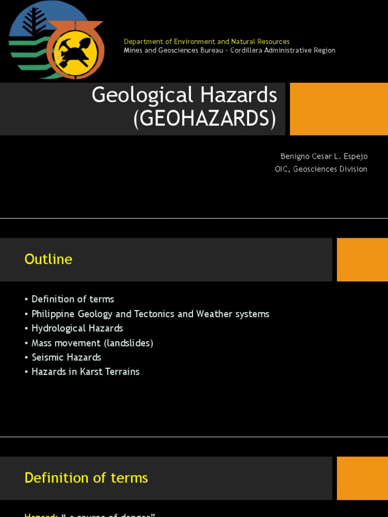MODULE 4B Geological Hazards | PDF | Earthquakes | Flood
