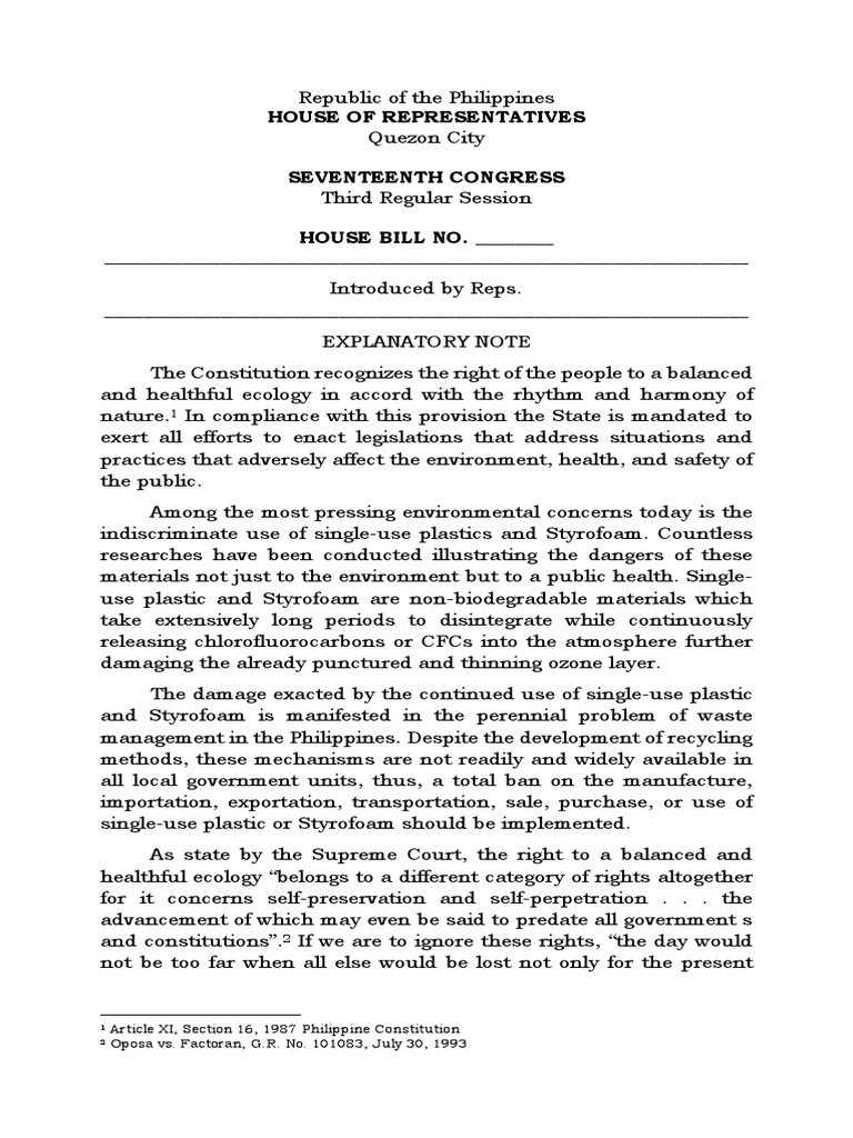 House of Representatives Seventeenth Congress HOUSE BILL NO. | PDF ...